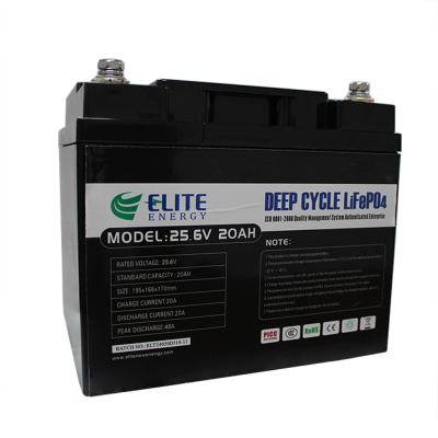 China Waterproof IP65 20Ah BMS 24V LiFePO4 Battery For Elecrtic Vehicles for sale