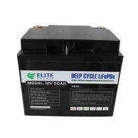 China 50Ah 12V LiFePO4 Battery Solar LED Light Lithium Rechargeable Battery for sale