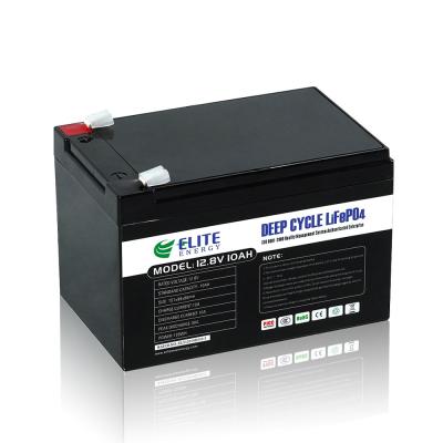China Solar Street Light 12V Lithium Iron Phosphate Battery 12.8V 10Ah LiFePO4 for sale