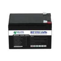 China 12V Solar Energy Storage LFP Battery Pack 12.8V 12Ah LiFePO4 Rechargeable for sale