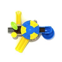 China Outdoor Custom Playground Plastic Slide Anti UV Garden Powder Coated For Kids for sale