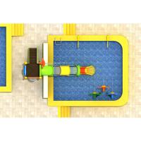 China Outdoor Kids Custom Playground Slides Plastic 570*240*350cm Entertainment Funny for sale
