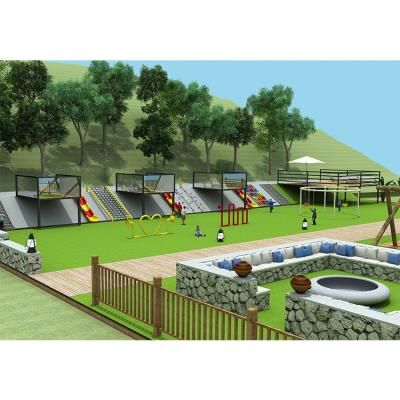China YST - 222021 Preschool Custom Plastic Slide Playground Outdoor Commercial Equipment for sale