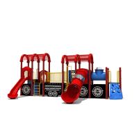 China Children Customized Playground Slides Plastic Outdoor Amusement Park for sale