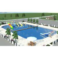 China Outside Customized Playground Slides PP Material Fiberglass Amusement Water Park for sale