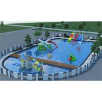 China Outside Customized Playground Slides PP Material Fiberglass Amusement Water Park for sale