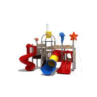 China Waterproof Kids Playground Outside Toys Outdoor With Slide For Theme Park for sale