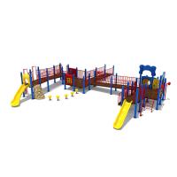 China Children Outdoor Playground Joy Slide Plastic Water Amusement Park for sale