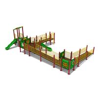China Customized Plastic Slide Outdoor Recreation Playground Equipment Preschool for sale