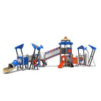 China Colorful Commercial Playground Slides PVC Outdoor Children Garden Backyard for sale