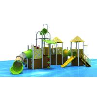 China Amusement Aqua Spray Water Playground Slide Equipment Fiberglass for sale