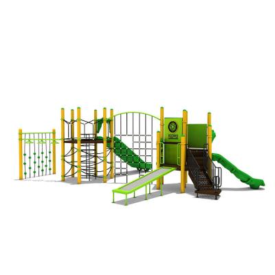 China YST Playground Equipment Large Outdoor Kids Plastic Slide For Kindergarten for sale