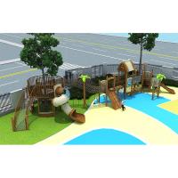 China YST-222087 Kids Playground Slides Forest Theme Amusement Roto Moulded for sale