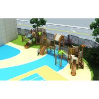 China YST-222087 Kids Playground Slides Forest Theme Amusement Roto Moulded for sale