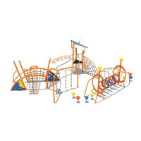 China Large Plastic Slide Kids Outdoor Playground 114mm Anti Static for sale