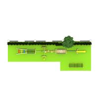 China Amusement Park Playground Slides Children Equipment Kids Playing Game for sale