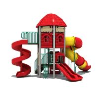 China Children Outdoor Custom Playground Slides Commercial Kids Anti Rust for sale