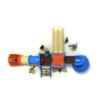 China 19062 Kids Custom Playground Slides Outdoor Roto Moulded Surfact Mounting for sale