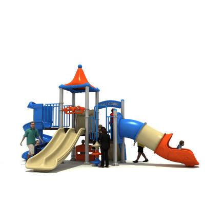 China 19062 Kids Custom Playground Slides Outdoor Roto Moulded Surfact Mounting for sale