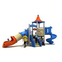 China 19062 Kids Custom Playground Slides Outdoor Roto Moulded Surfact Mounting for sale