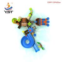 China Outdoor Kids Fiberglass Water Park Playground Slides 19099 Equipment Children for sale
