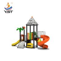 China YST-19117 Children Plastic Playground Slide Equipment Garden Outdoor Anti Static for sale