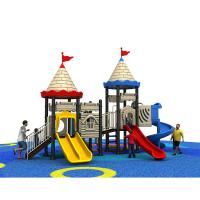 China Outdoor Playground Kids Plastic Slide Entertainment Funny Anti Static for sale