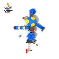 China YST Large Custom Playground Slides Galvanized Pipe Outdoor Equipment Games for sale
