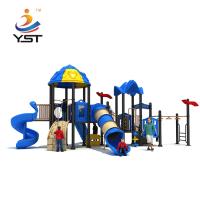China YST Large Custom Playground Slides Galvanized Pipe Outdoor Equipment Games for sale