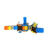 China Commercial Kid Park Playground Slide Plastic Outdoor Entertainment Equipment for sale