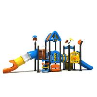 China Commercial Kid Park Playground Slide Plastic Outdoor Entertainment Equipment for sale