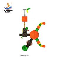 China Children Plastic Playground Park Slide YST-19115 Outdoor 25 Cbm Anti Crack for sale