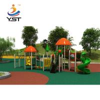 China Children Plastic Playground Park Slide YST-19115 Outdoor 25 Cbm Anti Crack for sale