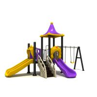 China OEM Custom Kids Plastic Slides Outdoor Playground Small For Kindergarten Preschool for sale