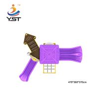 China Custom Outdoor Playground Equipment With Children Slide Plastic Aluminum Alloy for sale