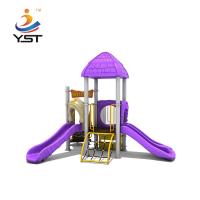 China Custom Outdoor Playground Equipment With Children Slide Plastic Aluminum Alloy for sale