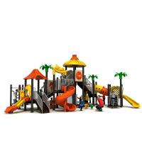 China Classic  Large Outdoor Playground Playing Area For Kids Slides Customized for sale