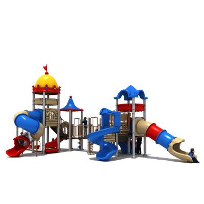 China Children Amusement Park Playground Plastic Slides Outdoor Aluminum Alloy for sale