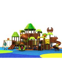 China Commercial Kids Plastic Tube Slide Outdoor Playground Amusement Swing Set Equipment for sale
