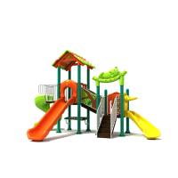 China Combination Plastic Playground Slide Amusement Park Equipment Outdoor Toys Kids for sale
