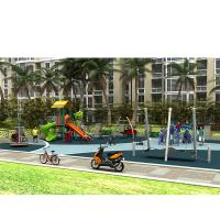 China Combination Plastic Playground Slide Amusement Park Equipment Outdoor Toys Kids for sale