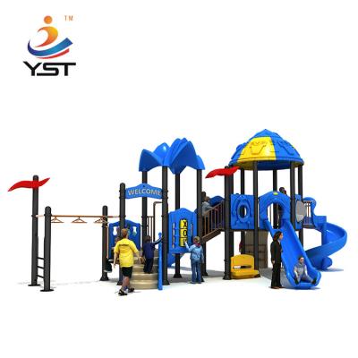 China Outdoor Children Playground Equipment For Slide And Swing for sale