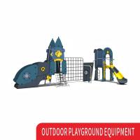 China Custom Kids Playground Equipment Large Plastic Slide Children Outdoor for sale