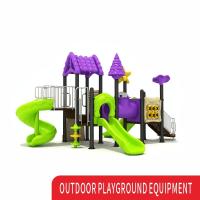 China Outdoor Kids Play Games Playground Swings Slides Children Garden Equipment for sale