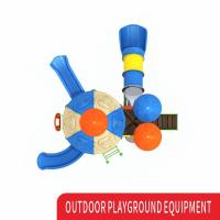 China EN71 Kids Outdoor Playground Plastic Slides Galvanized Pipe for sale