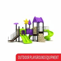 China Customized Kids Plastic Outdoor Playground ISO9001 With Pool Slide And Swing for sale