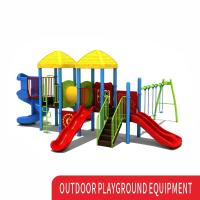 China Kids Outdoor Playground Equipment ISO14001 For Public Station for sale