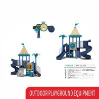 China Outdoor Amusement Playground Slide With Climb Frame For Commercial Use for sale