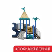 China Outdoor Amusement Playground Slide With Climb Frame For Commercial Use for sale