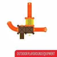 China Amusement Equipment Plastic Slide Outdoor Playground Custom Swing Set Kids for sale
